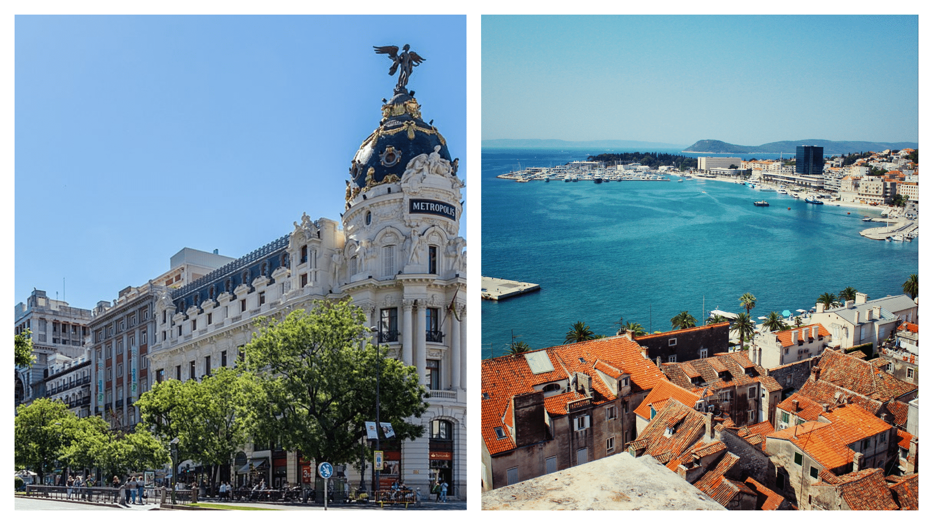 The top 10 WARMEST countries in Europe in JUNE